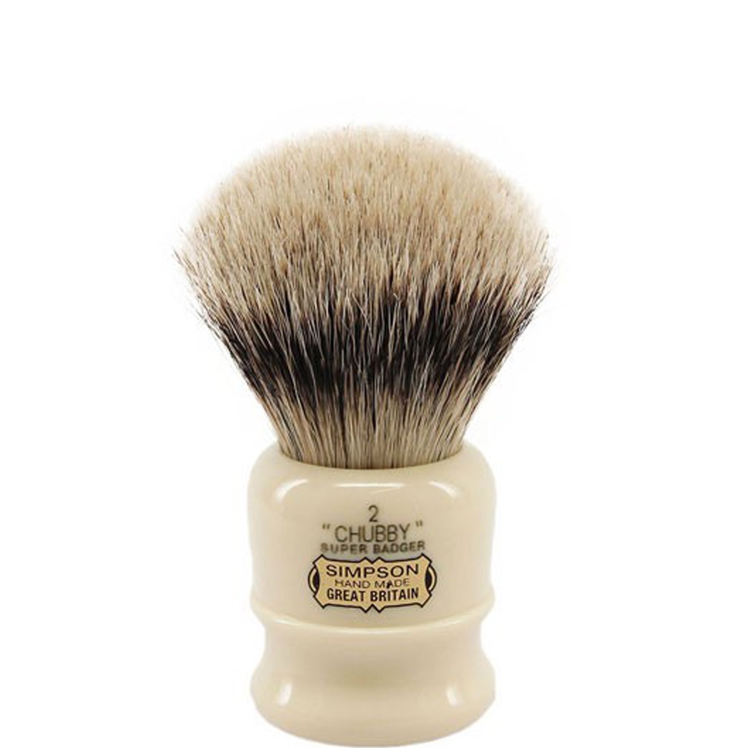 Scheerkwast Simpsons Chubby - Super Badger - Scheersalon.nl